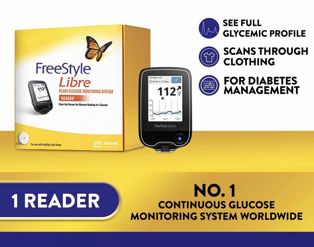 FreeStyle Libre Reader for Diabetes Management, Health & Nutrition ...
