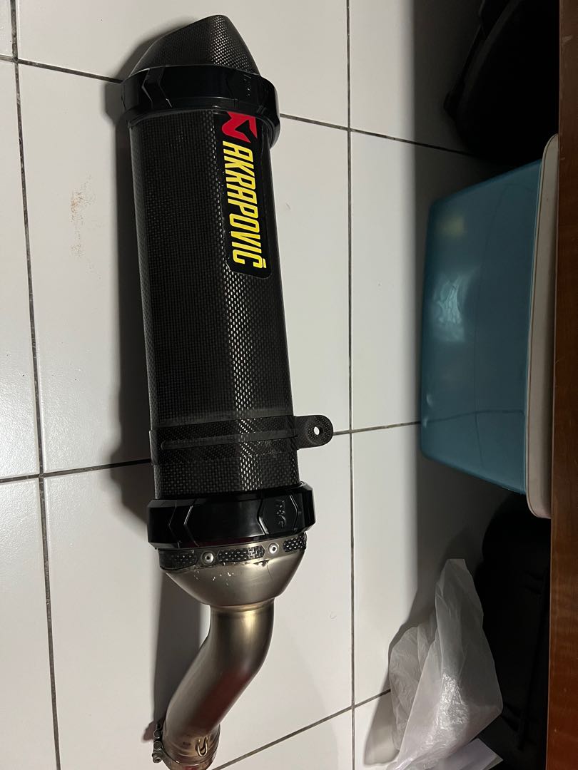 FZ1 akra exhaust, Motorcycles, Motorcycle Accessories on Carousell