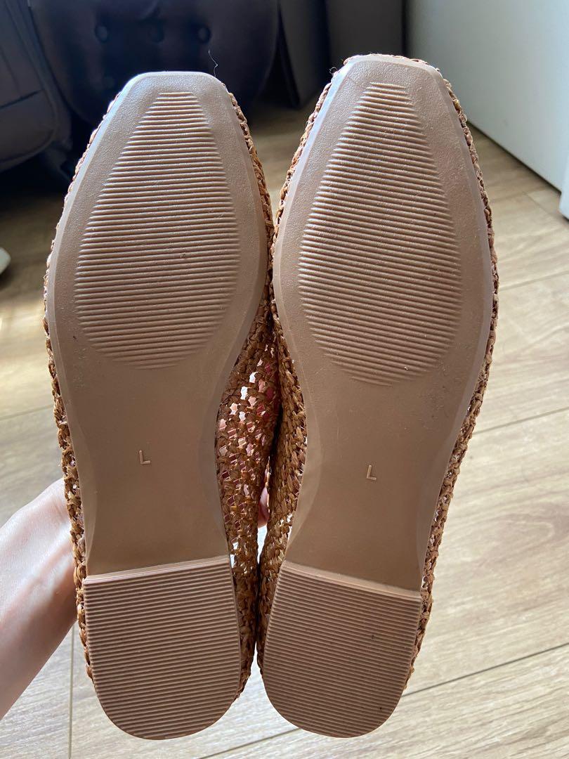 GU Straw Ballet Shoes, 女裝, 鞋, 平底鞋 - Carousell