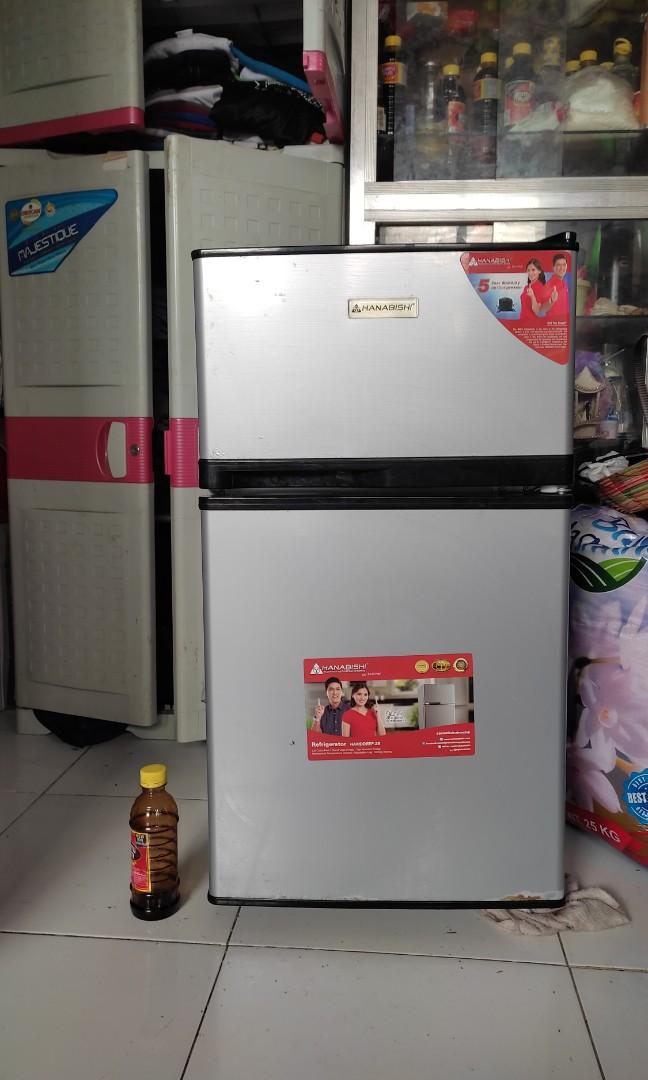 Hanabishi Refrigerator (Double Door), TV & Home Appliances, Kitchen ...