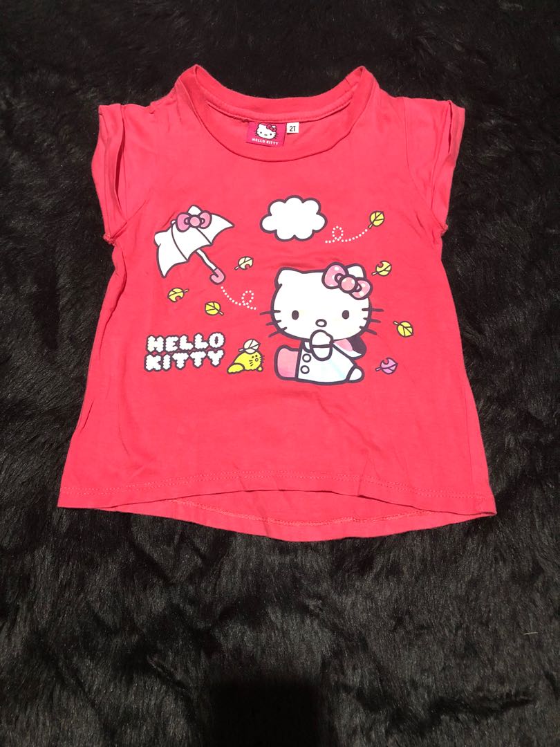 Hello kitty blouse, Babies & Kids, Babies & Kids Fashion on Carousell