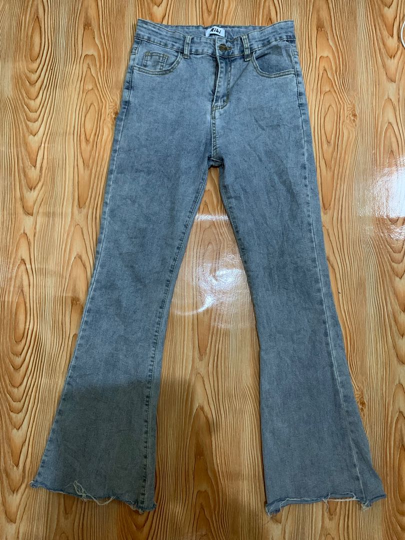 HIGHWAIST UMBEL PANTS, Women's Fashion, Bottoms, Jeans on Carousell