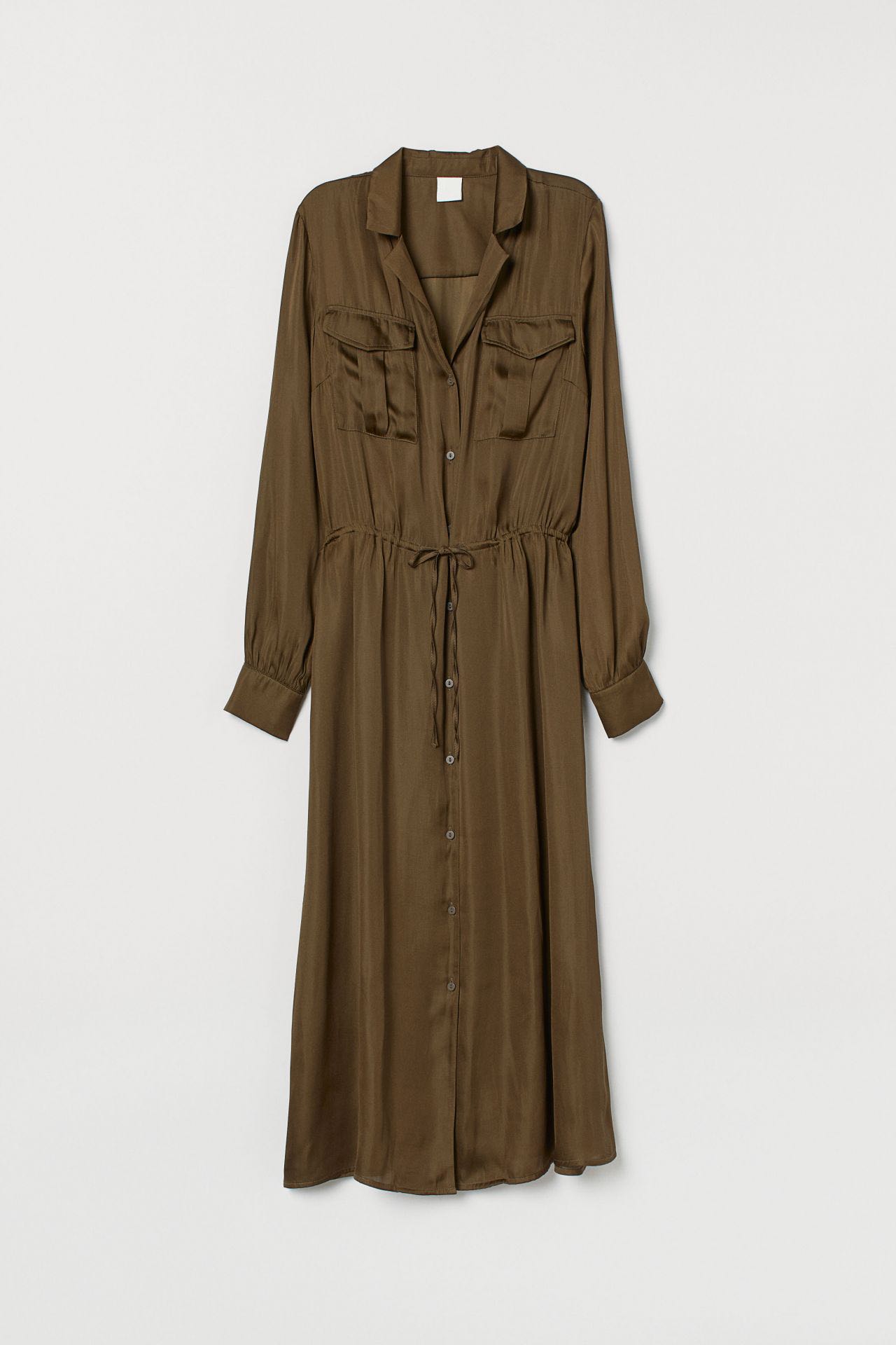 Hnm satin dress not zara mango, Fesyen Wanita, Pakaian Wanita, Gaun ...