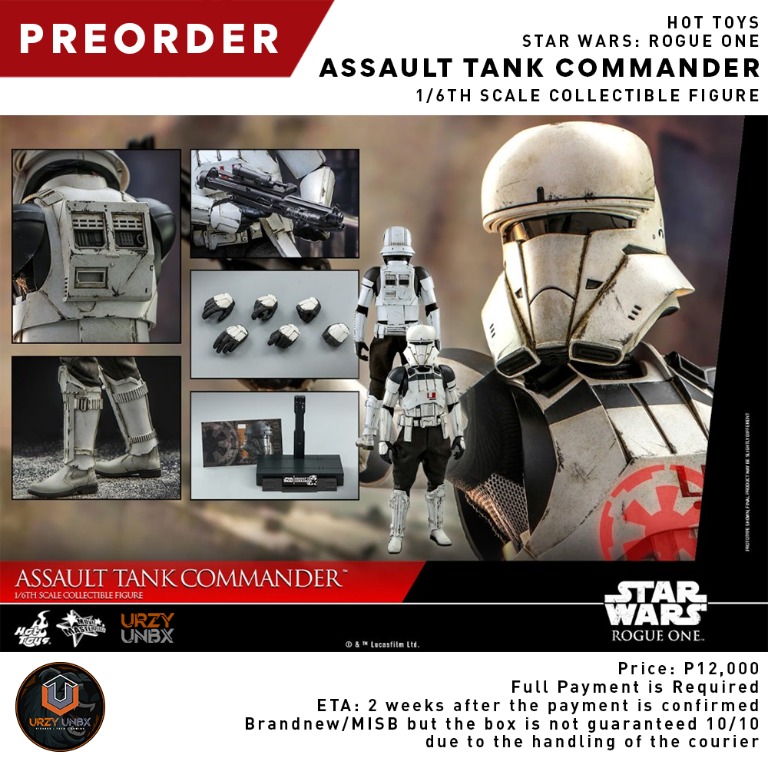 Hot Toys Star Wars: Rogue One™ - Assault Tank Commander MMS587, Hobbies ...