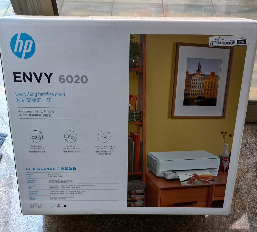 HP ENVY 6020 Printer Scanner Copier, Computers & Tech, Printers ...