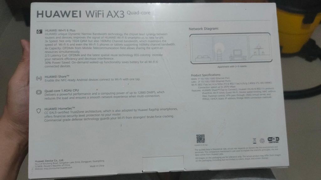Huawei WiFi AX3 Router (Quad Core), Computers & Tech, Parts ...