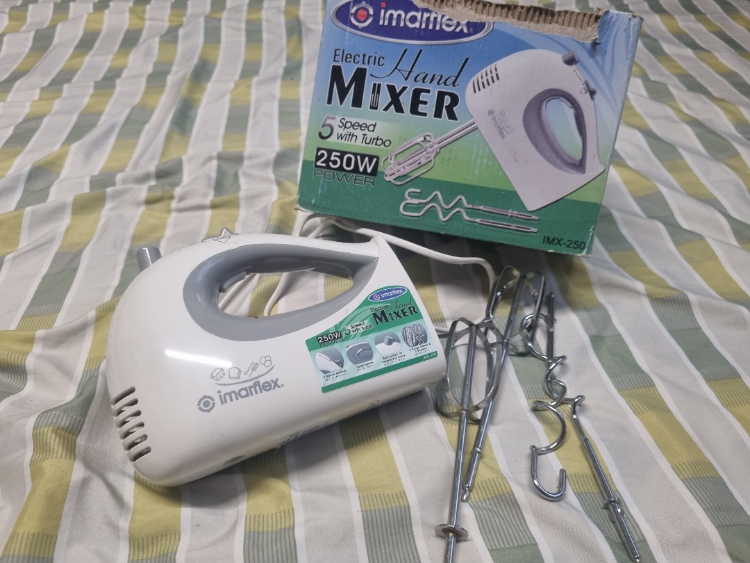 Imarflex Electric Hand Mixer, Furniture & Home Living, Kitchenware ...