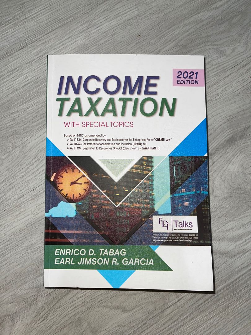 Income Taxation with Special Topics (2021), Hobbies & Toys, Books ...
