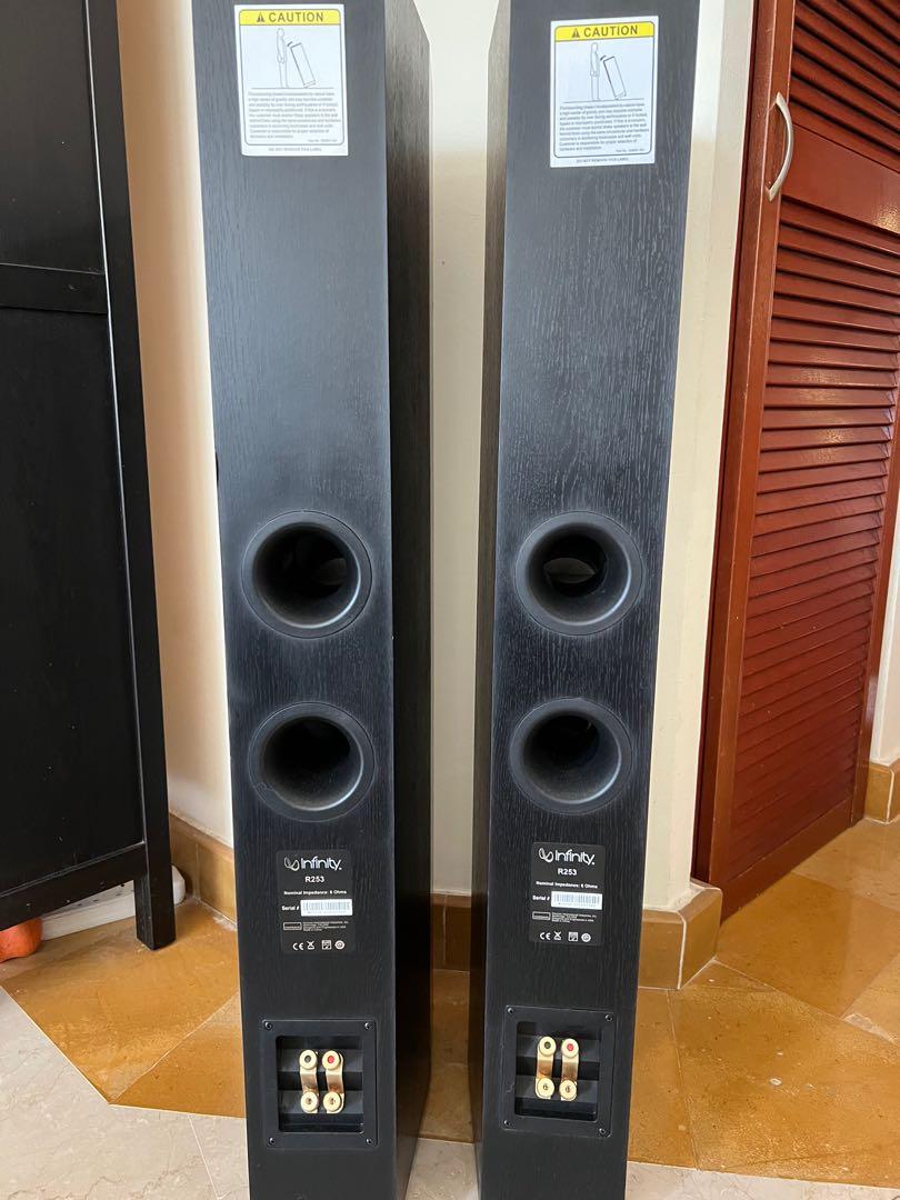 Infinity Reference R253 Tower Speakers, Audio, Soundbars, Speakers ...