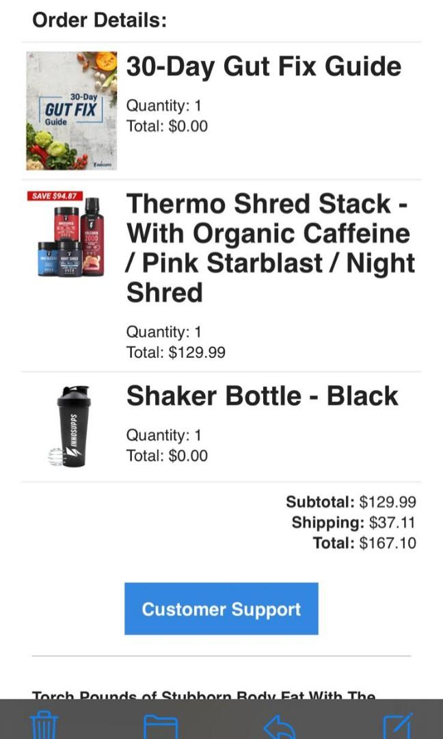 Innosupps THERMO SHRED STACK, Health & Nutrition, Health Supplements ...