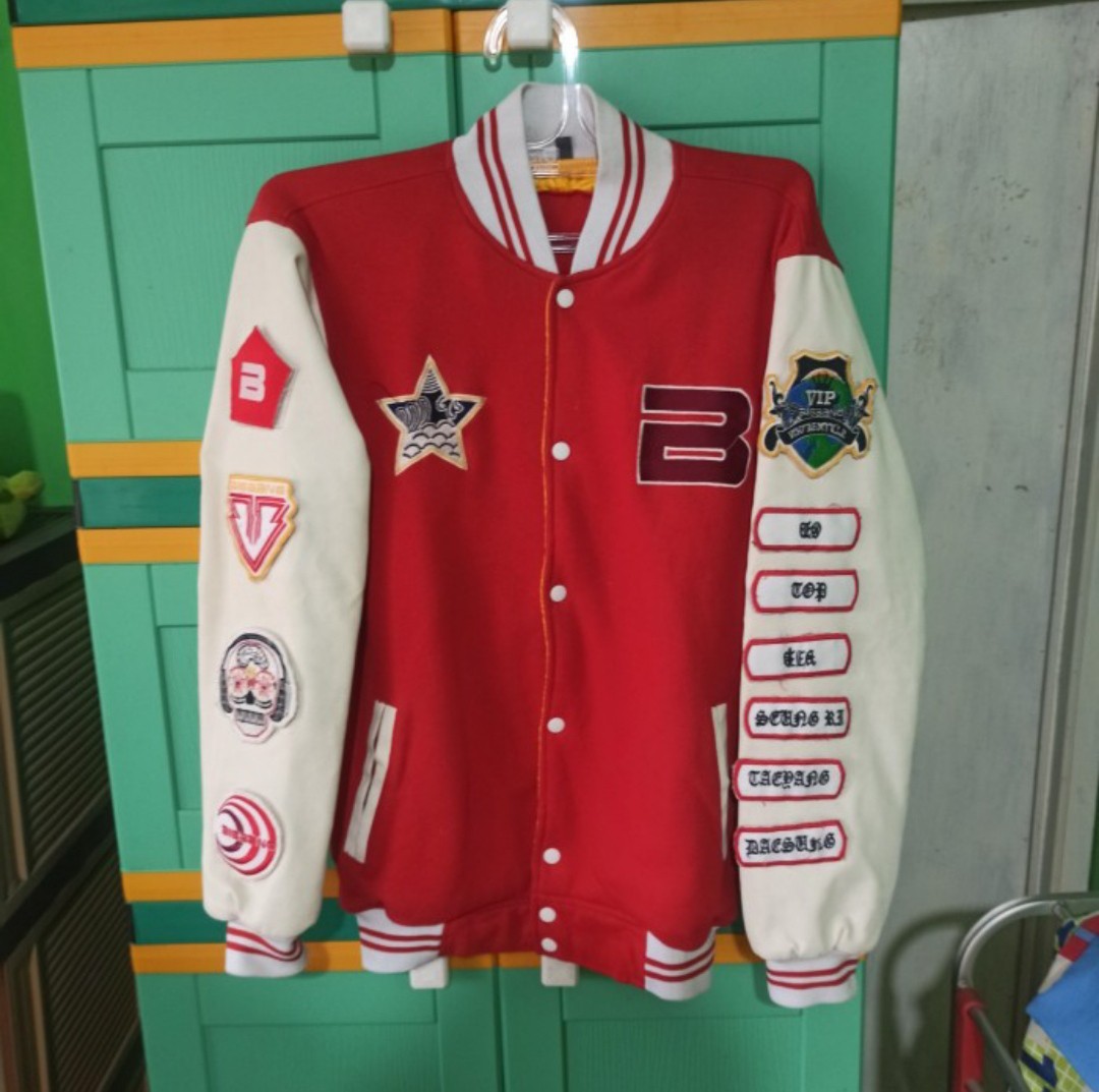 JAKET VARSITY BIGBANG ALIVE TOUR VIP KPOP IDOL RARE KOREA, Fesyen Pria ...