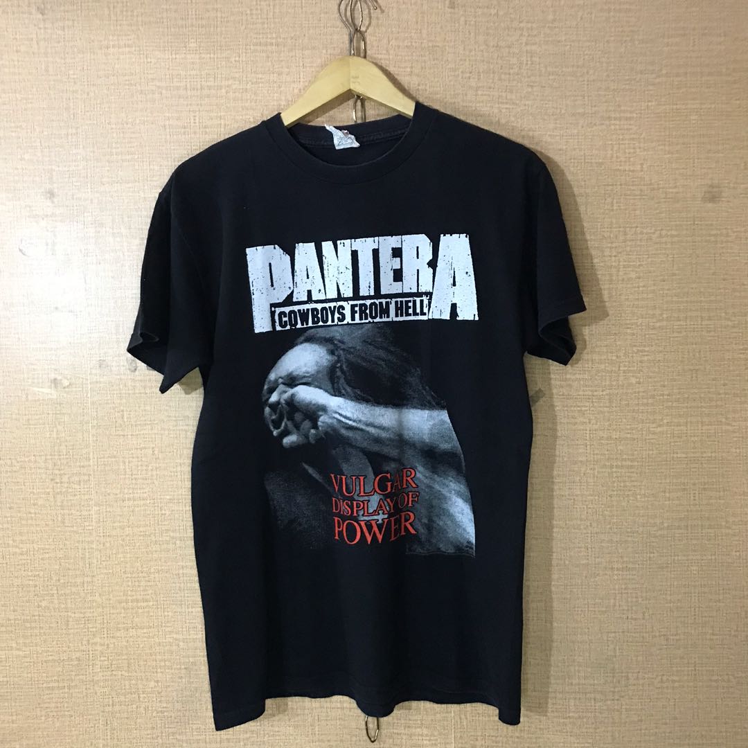 KAOS BAJU BAND PANTERA COWBOY FROM HELL ALBUM REPRINT VINTAGE OFFICIAL ...