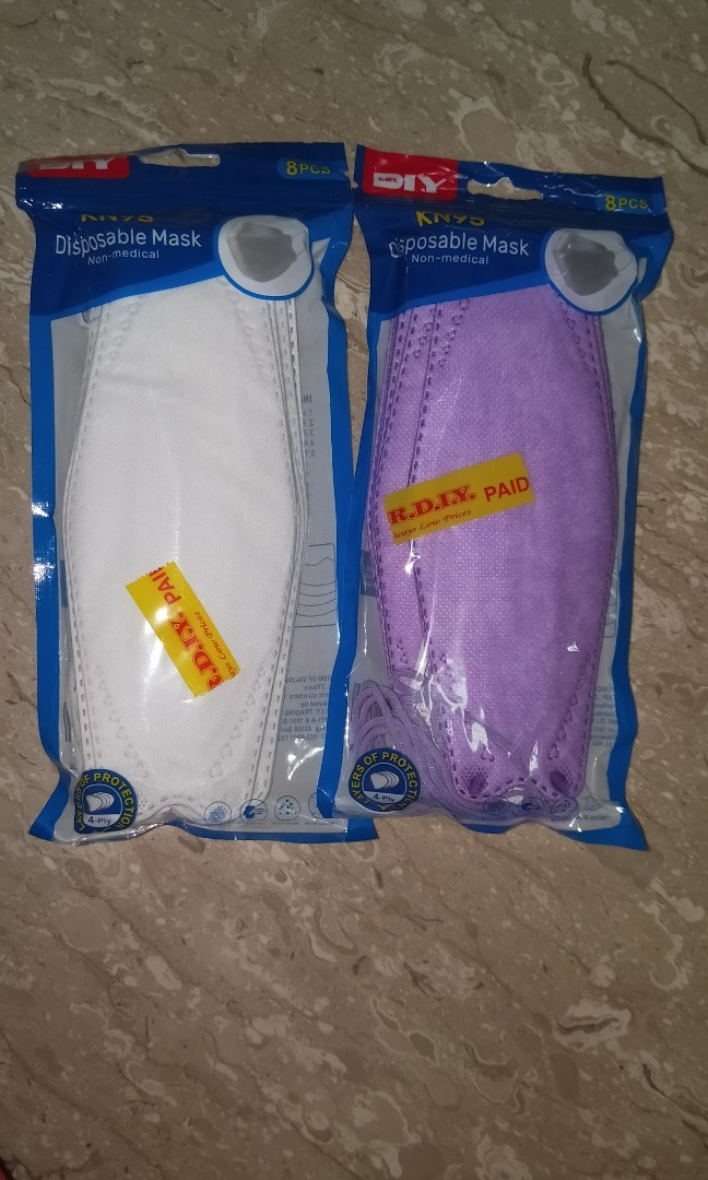 KN95 Mr DIY mask, Health & Nutrition, Face Masks & Face Shields on ...