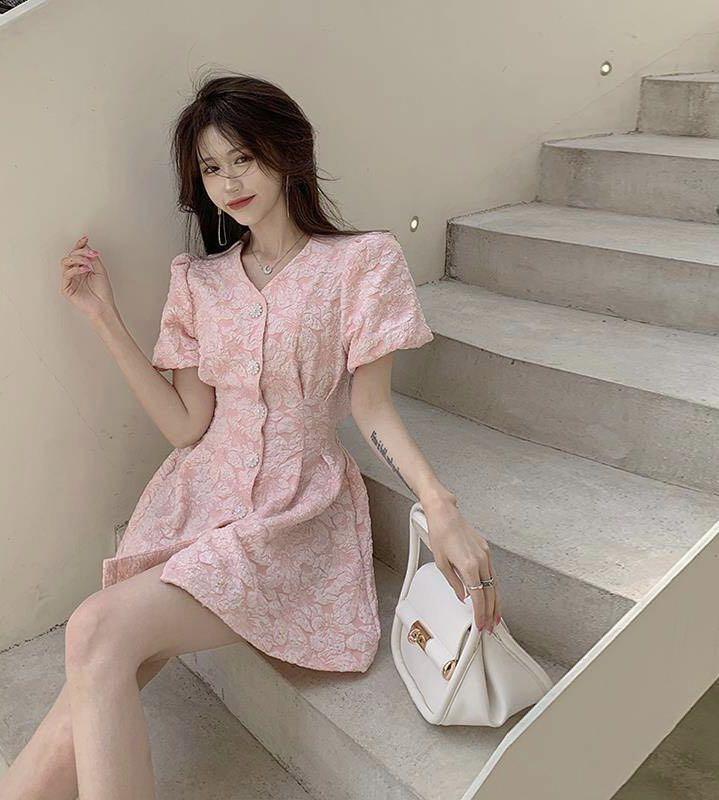 Korean Tweed Dress, Women's Fashion, Dresses & Sets, Dresses on Carousell