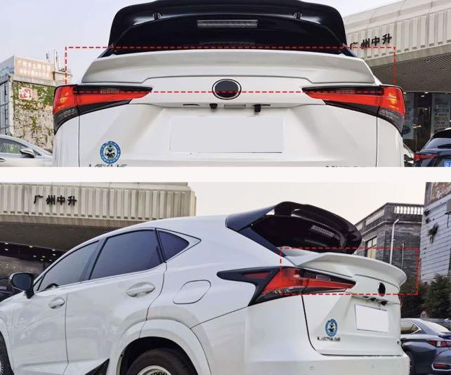 Lexus NX Rear Trunk Spoiler, Car Accessories, Accessories on Carousell