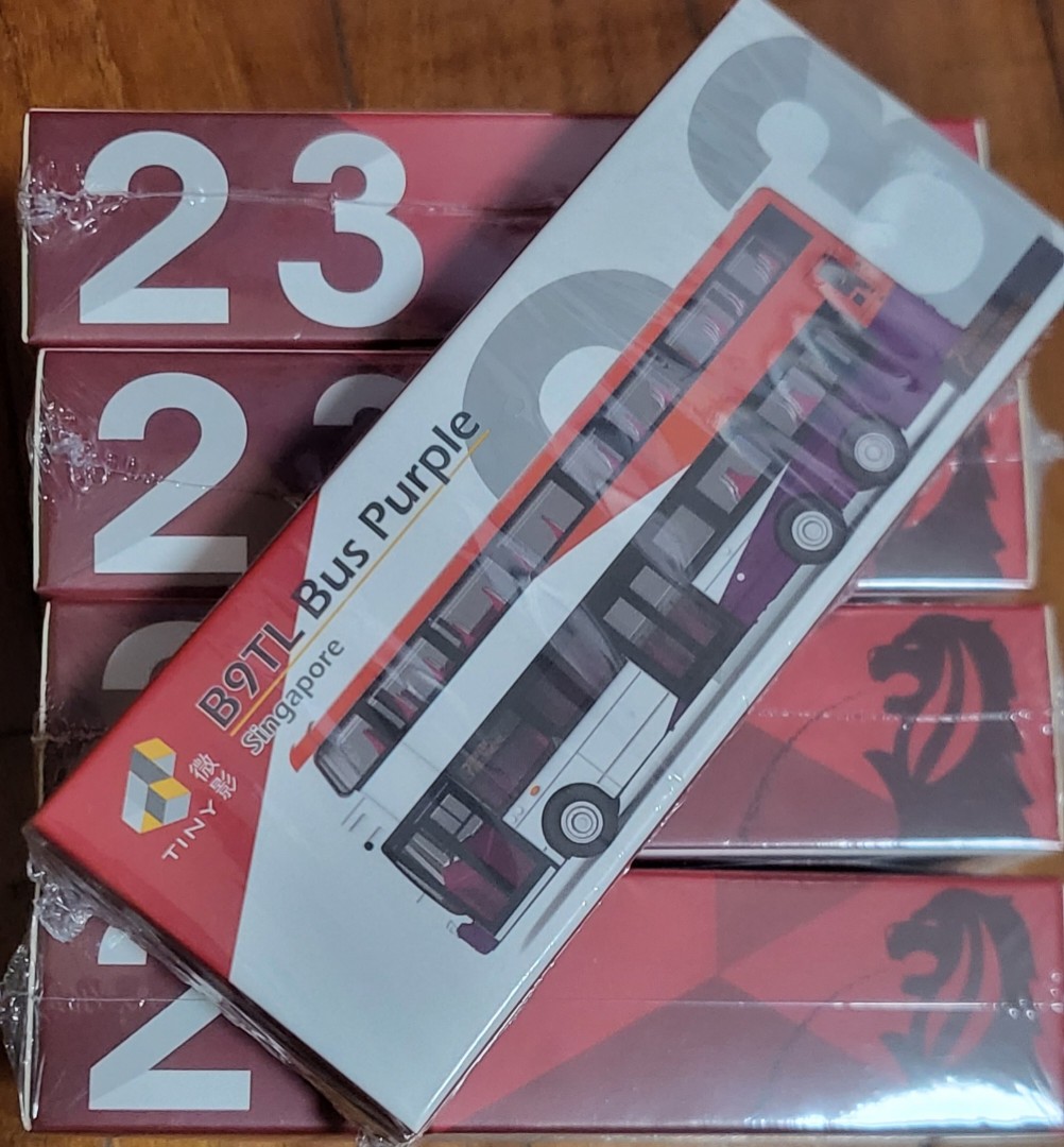 Limited Edition Tiny SG23 Double Deck Bus SBS Transit Bus model ...