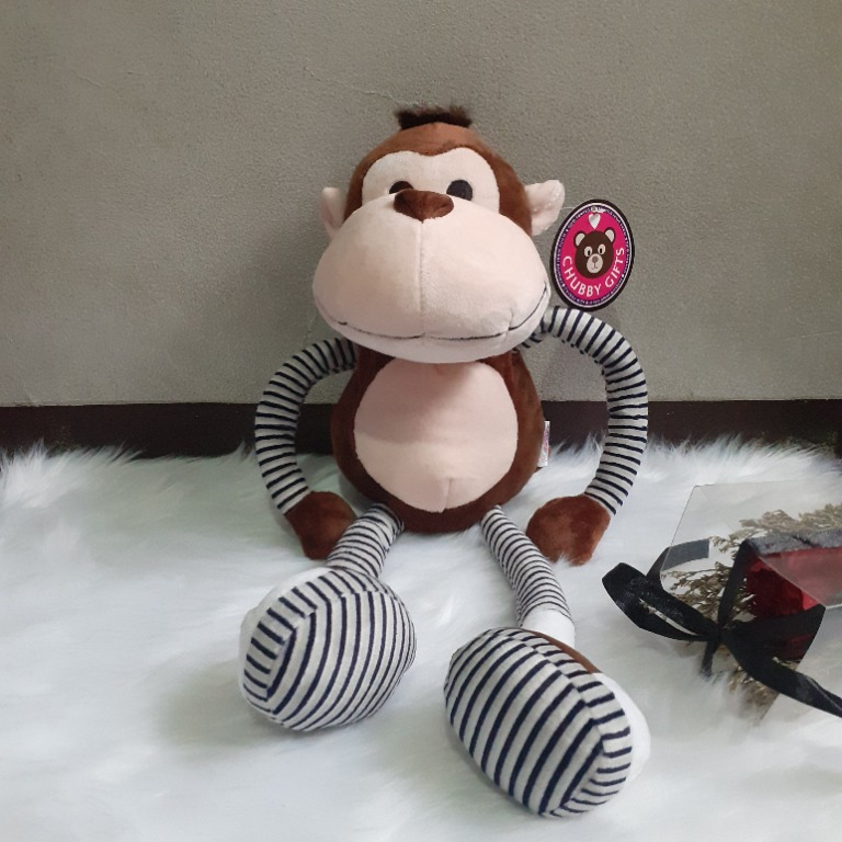 Long Leg Long Arm Monkey Stuffed Toy, Hobbies & Toys, Toys & Games on ...