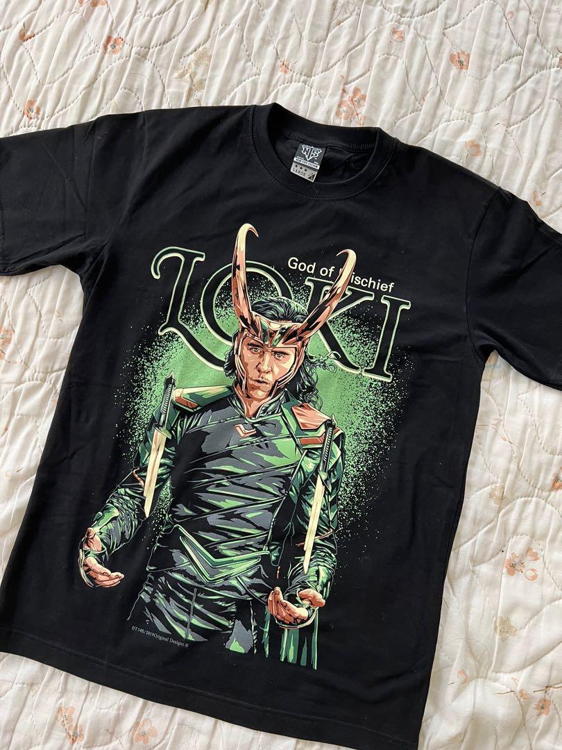 Marvel Loki Graphic T-shirt, Men's Fashion, Tops & Sets, Tshirts & Polo ...