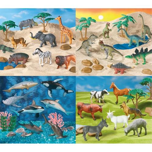 Mega Animal World Playset (World Animal Collection), Hobbies & Toys ...