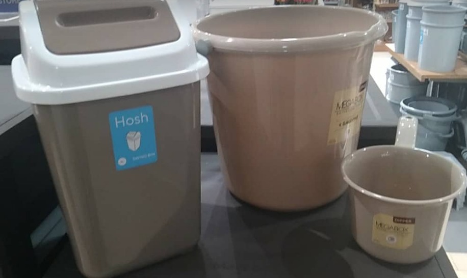 MEGABOX SET DIPPER/ PAIL / TRASH BINS -HOSH, Beauty & Personal Care ...
