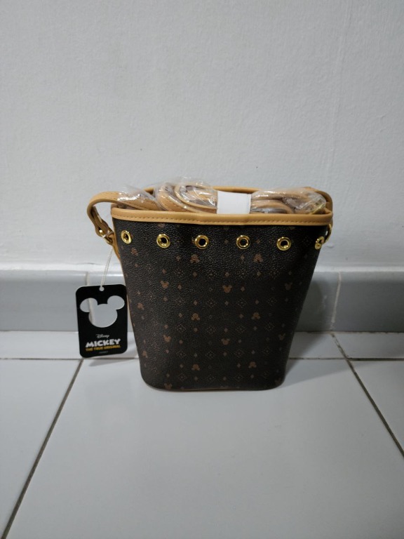 Mickey Mouse mini Bucket Bag, Women's Fashion, Bags & Wallets, Shoulder ...