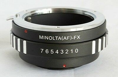 Sony / Minolta AF to Fujifilm FX Adapter, Photography, Lens & Kits on ...