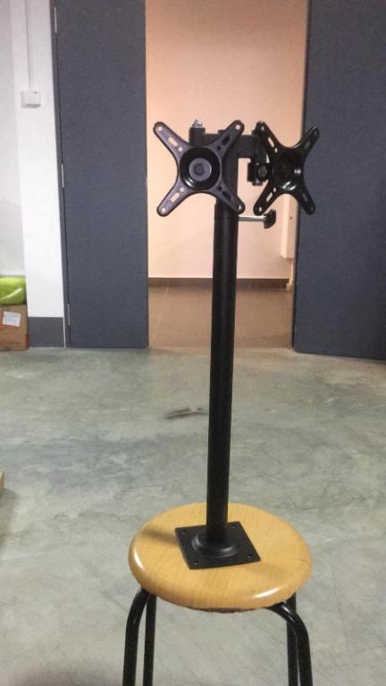 monitor TV ceiling bracket desktop mount screw in table or ceiling ...