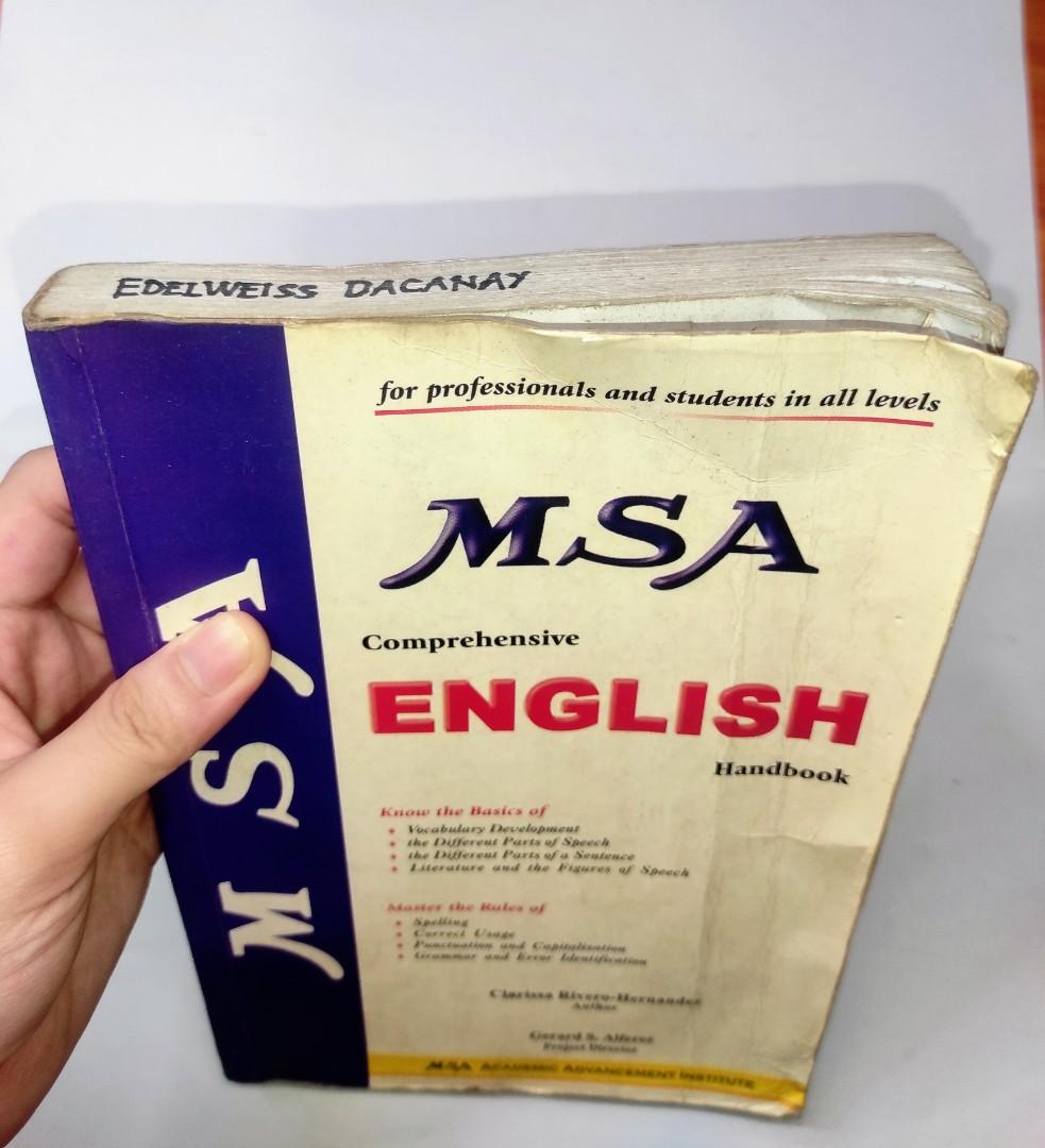 MSA Comprehensive English Handbook (Professionals and Students in All ...