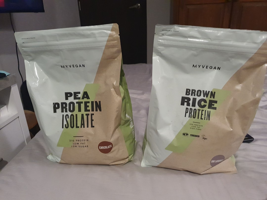 My protein vegan protein powder, Health & Nutrition, Health Supplements ...