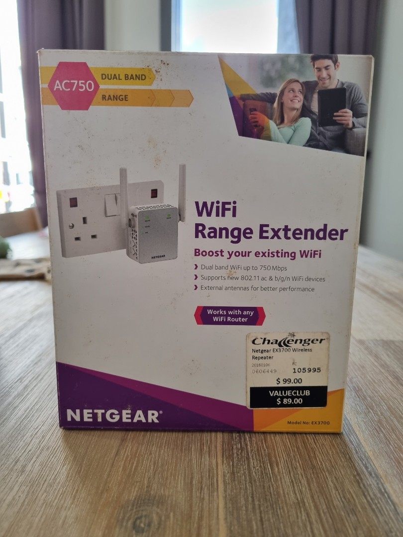 Netgear Wifi Range Extender AC750, Computers & Tech, Parts ...