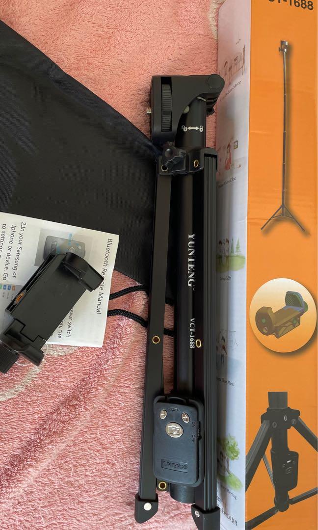 New Yunteng VCT-1688 2 in 1 Portable Mini selfie monopod and Tripod ...