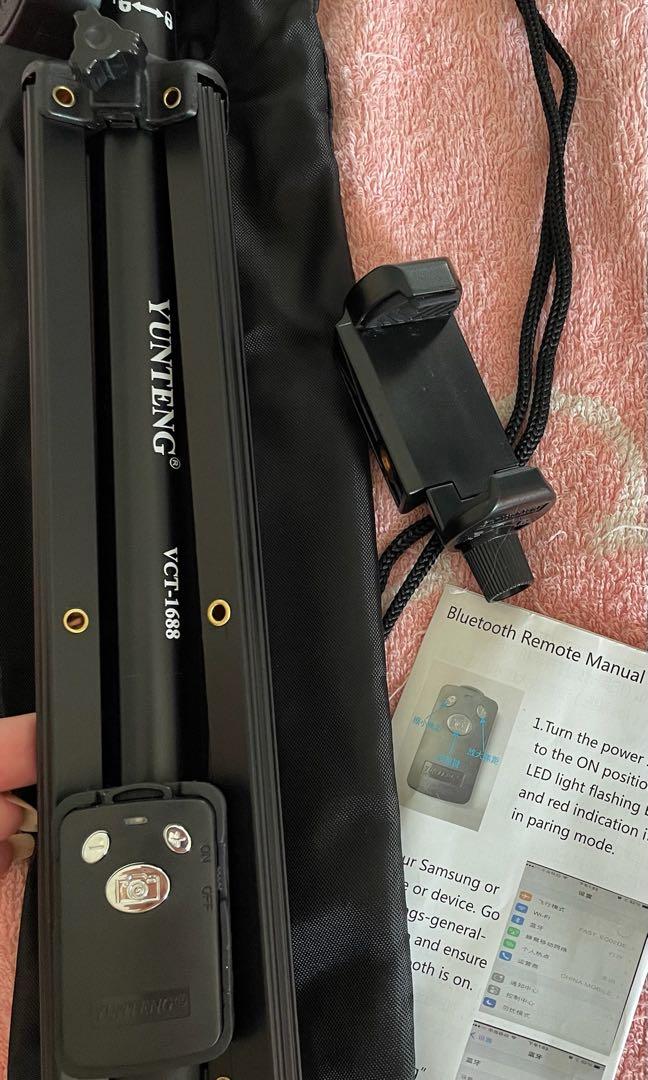 New Yunteng VCT-1688 2 in 1 Portable Mini selfie monopod and Tripod ...