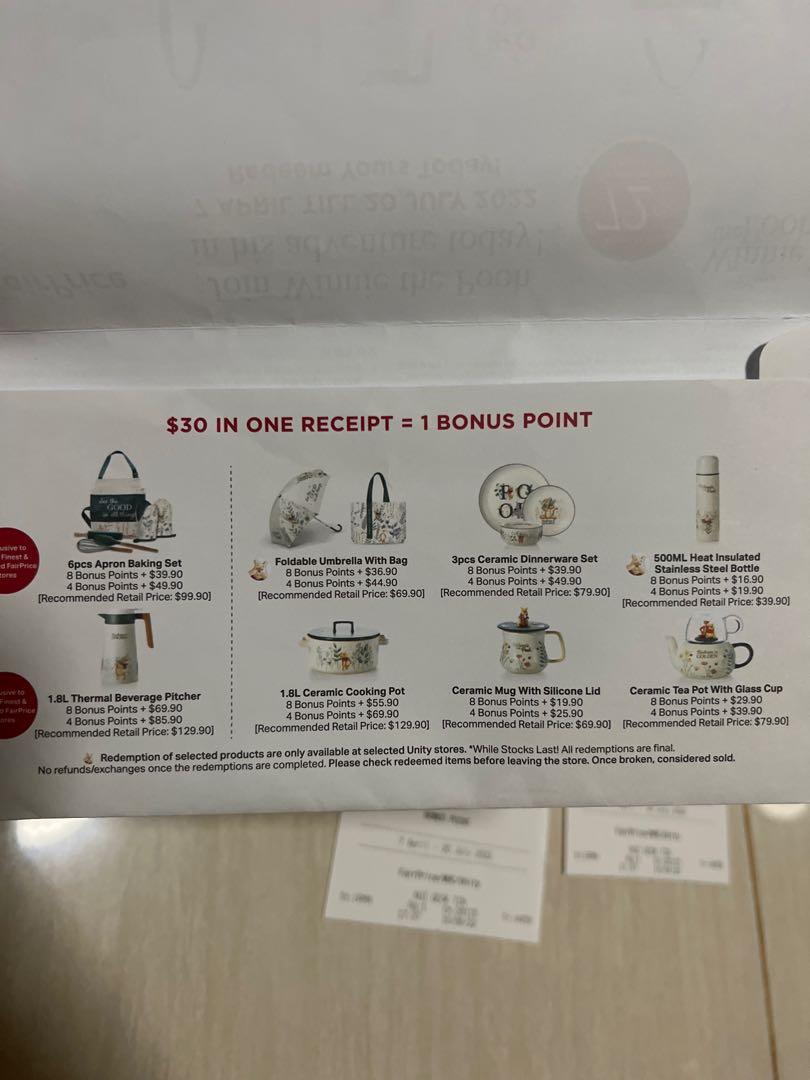 NTUC Fairprice Points, Tickets & Vouchers, Vouchers on Carousell