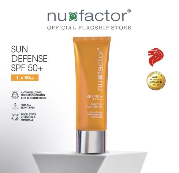 Nufactor Essential Sun Defense SunBlock Sunscreen SPF 50+, Beauty ...