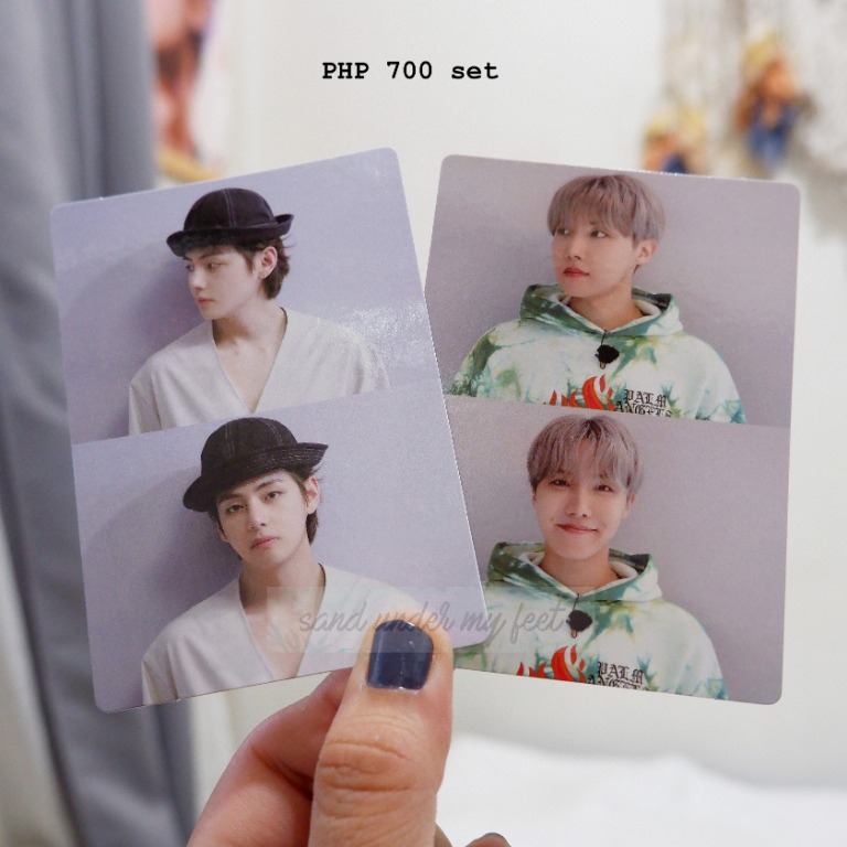 OFFICIAL BTS MERCH BOX 3 PHOTOCARDS V TAEHYUNG JHOPE HOBI, Hobbies ...
