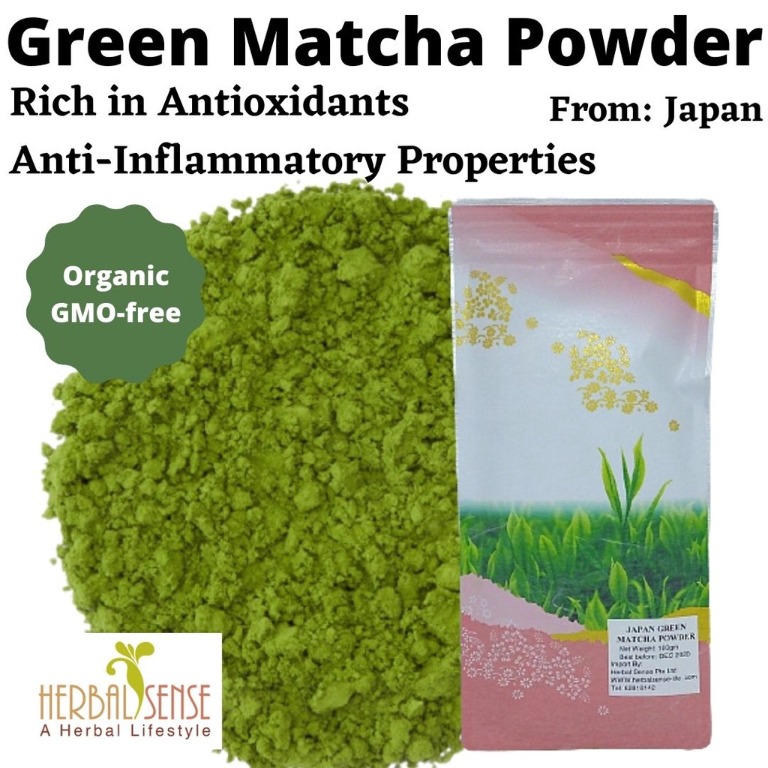 Organic Japan Matcha Powder, high in antioxidant, slimming tea, Health ...