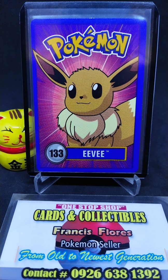 Pokemon Card - EEVEE #133 (NINTENDO PROMO EDITION) YEAR 1998, Hobbies ...