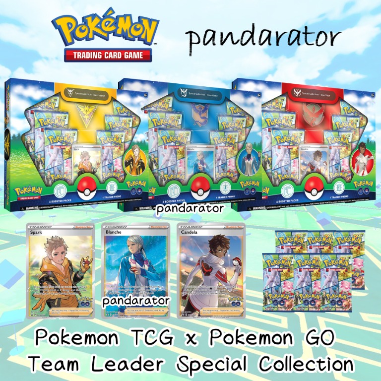 ⭐Pokemon TCG x Pokemon GO Team Leader Special Collection 隊長禮盒⭐, 興趣及遊戲 ...