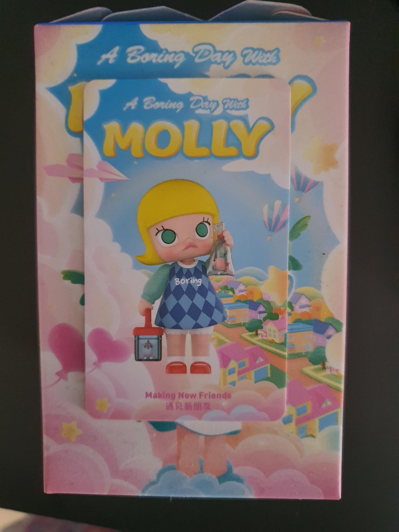 Popmart A Boring Day With Molly, Hobbies & Toys, Toys & Games on Carousell