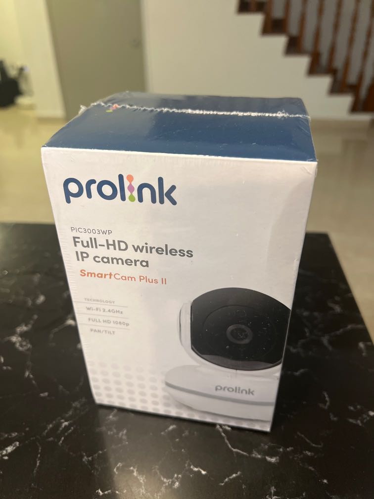 Prolink SmartCam Plus II PIC3003WP wifi Full HD 1080P Smart Wi-Fi Pan ...