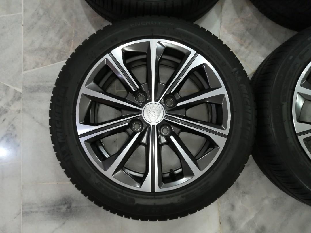 Proton Iriz OEM 15" Alloy Rims and Tyres, Sport Rim, Auto Accessories ...