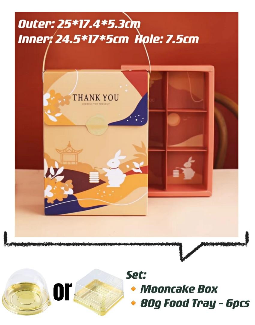 Ready Stock ~ Mooncake Box Packaging Mooncake Gift Box Mooncake Food ...