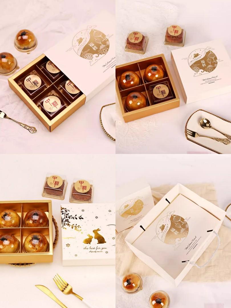 Ready Stock ~ Mooncake Box Packaging Mooncake Gift Box Mooncake Food ...