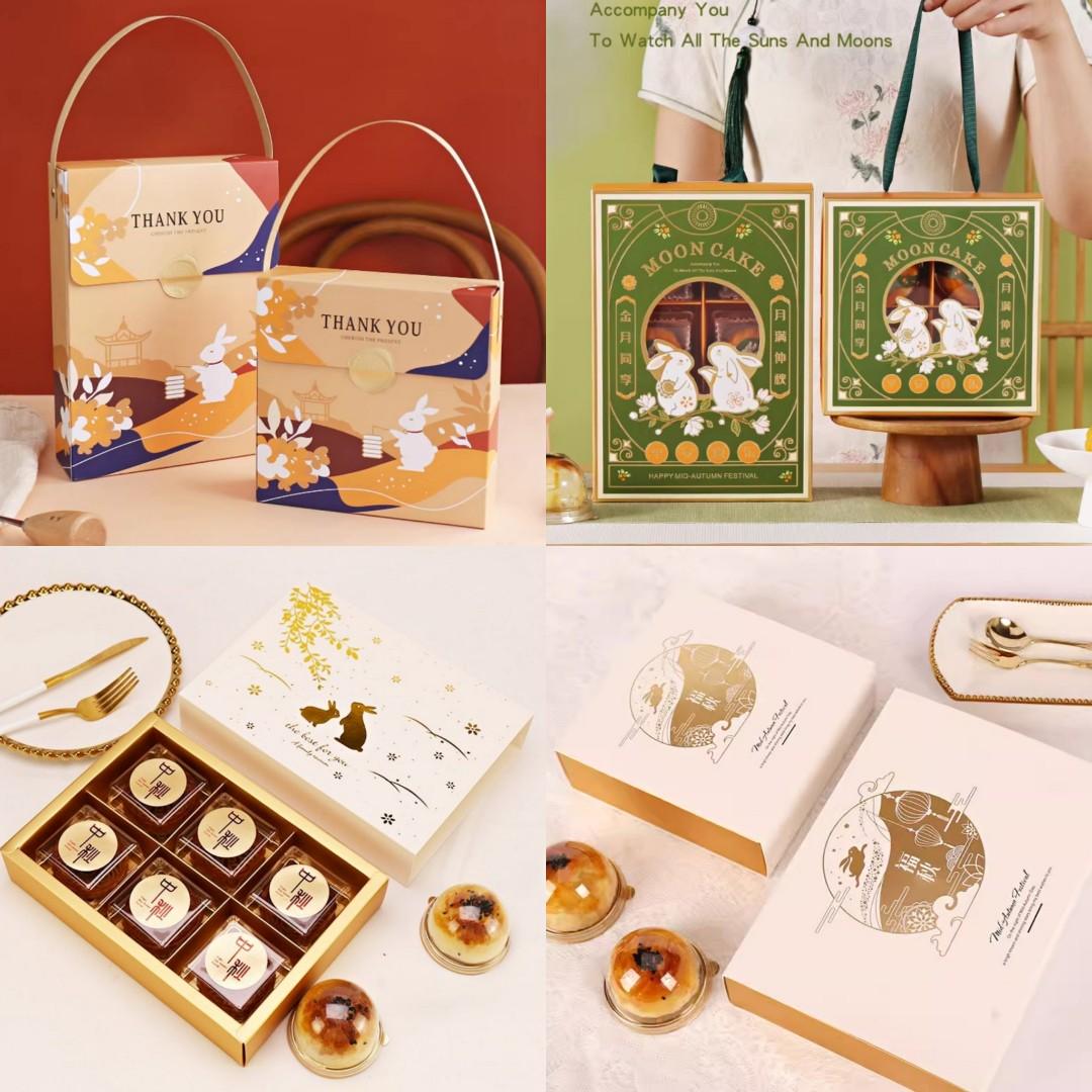 Ready Stock ~ Mooncake Box Packaging Mooncake Gift Box Mooncake Food ...