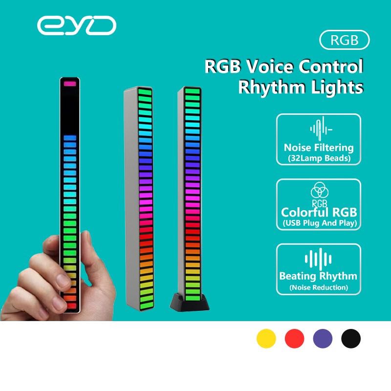 RGB Voice Control Rhythm Lights, Furniture & Home Living, Lighting ...