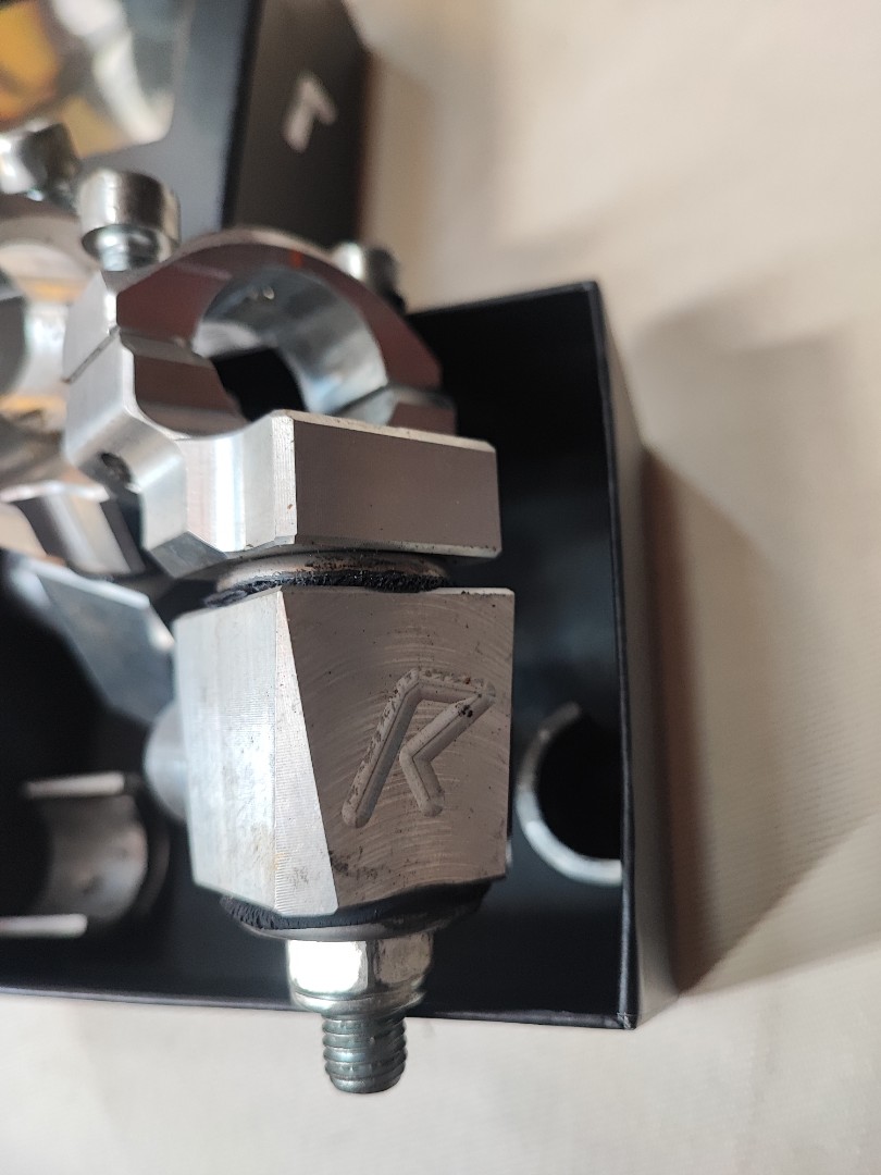 Rizoma anti vibration handlebar riser, Motorcycles, Motorcycle ...