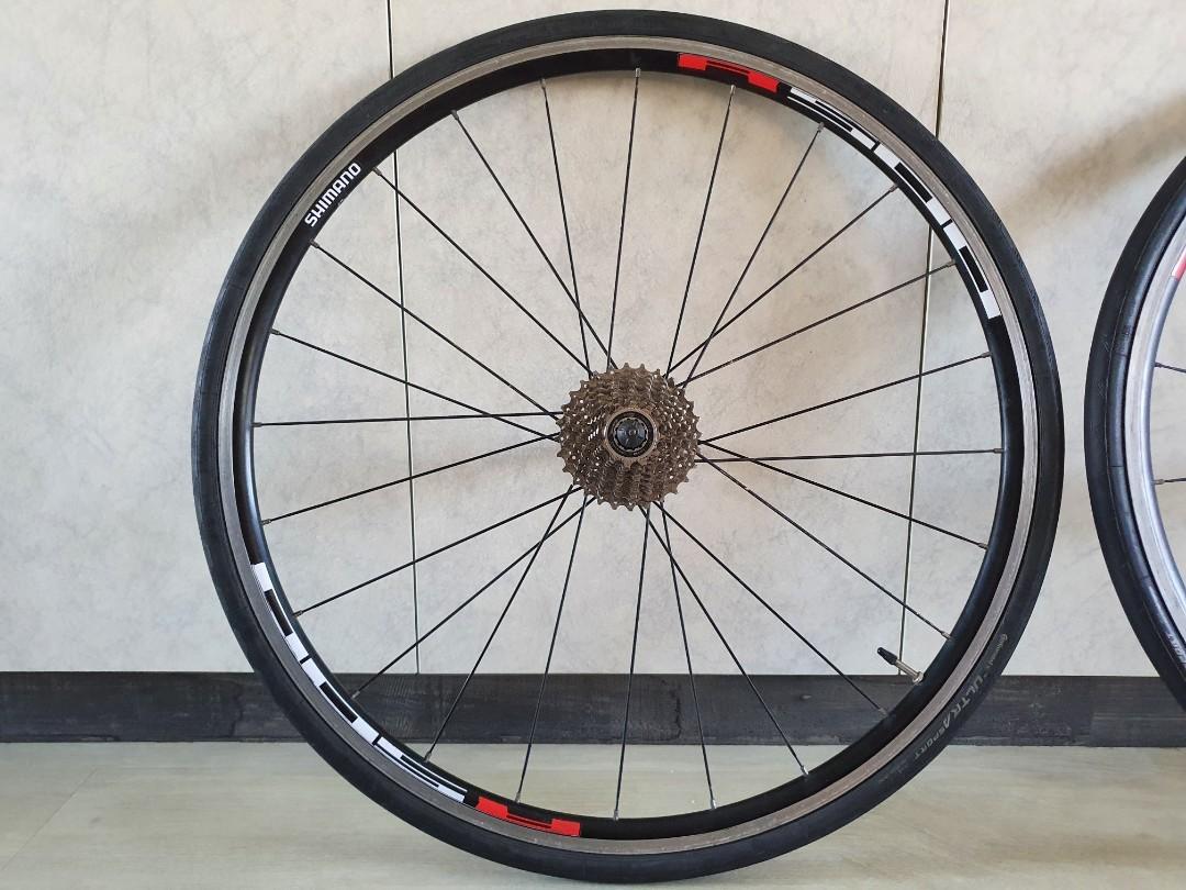 Road bike wheelset Shimano R500 with 10 speed cassette, Sports ...