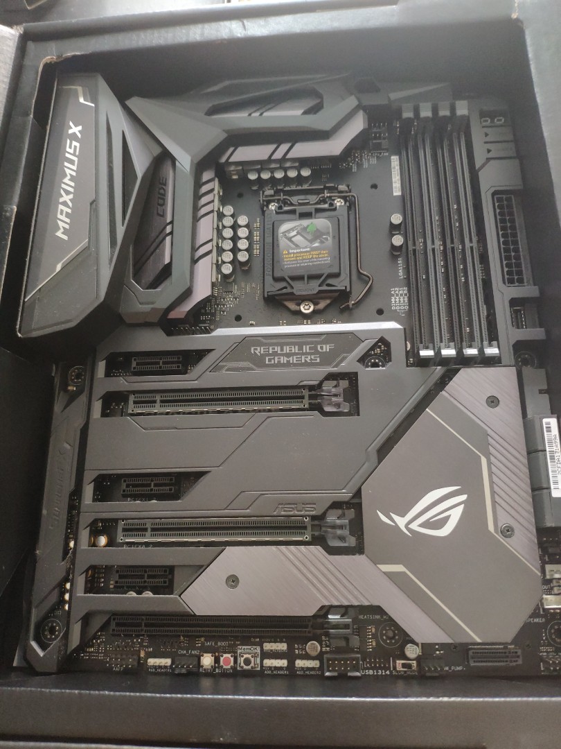 Rog strix maximus x code xi hero atx motherboard Intel 8th 9th gen lga ...
