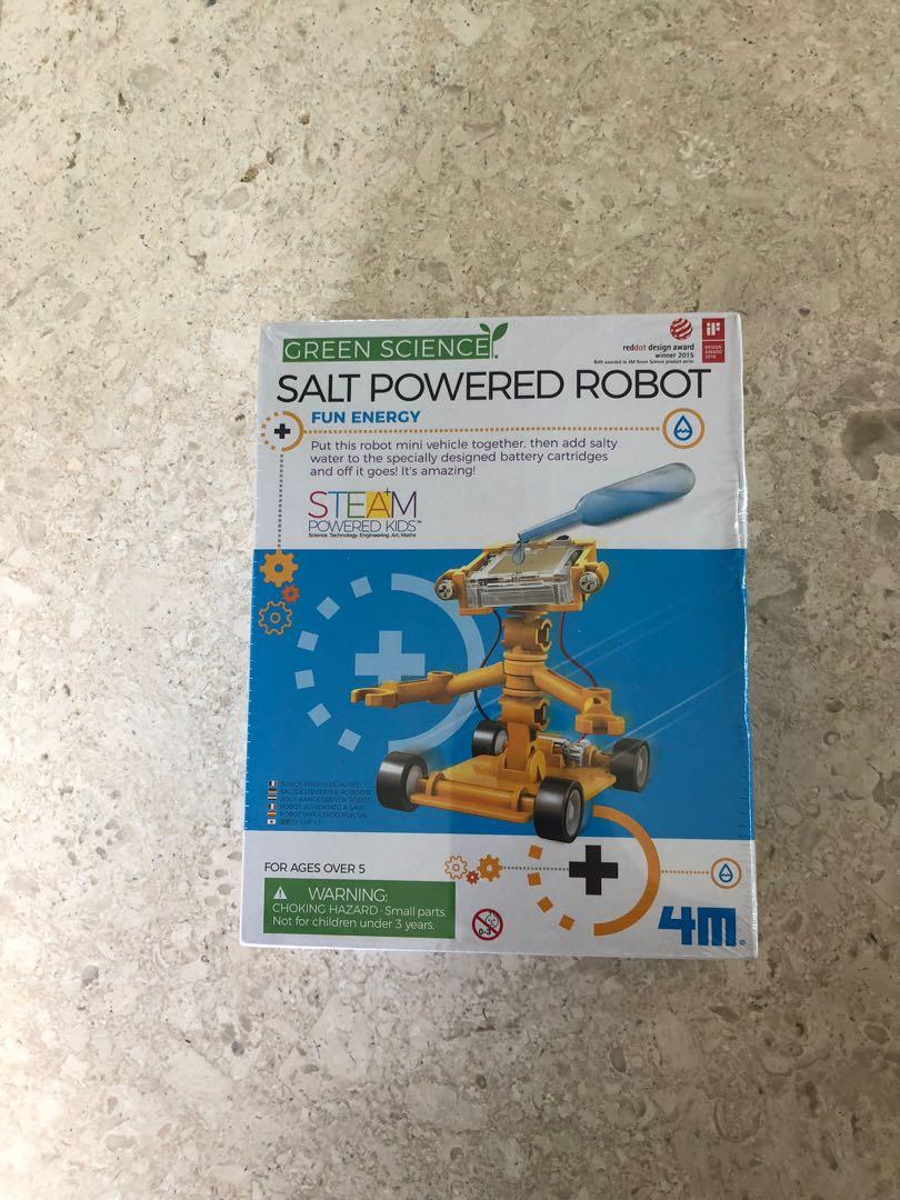 Salt powered robot, Hobbies & Toys, Toys & Games on Carousell
