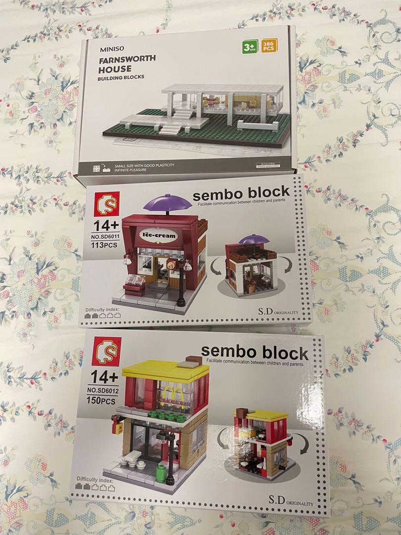 Sembo block & Miniso building block, Hobbies & Toys, Toys & Games on ...